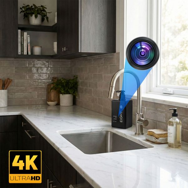 LUX - 4K UltraHD Hand Soap Shampoo Bottle WIFI Surveillance Camera