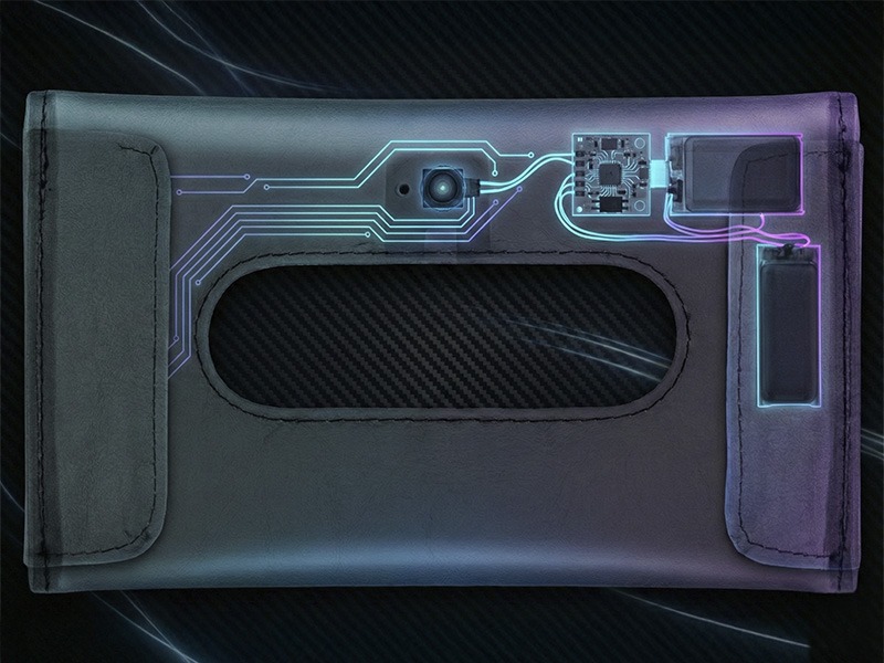 VIZOR - 4KUltra HD Tissue Holder Car Visor Surveillance Camera