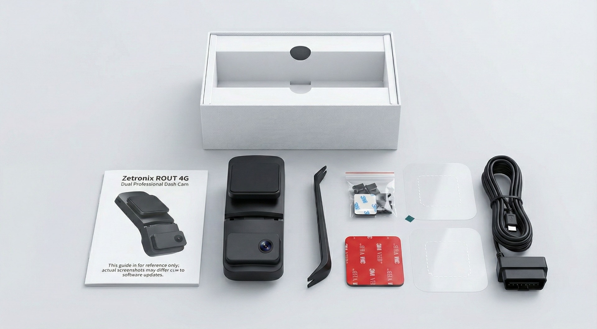 ROUT 4G LTE Dual Dash Cam - 2K Video, Night Vision, GPS & Cloud